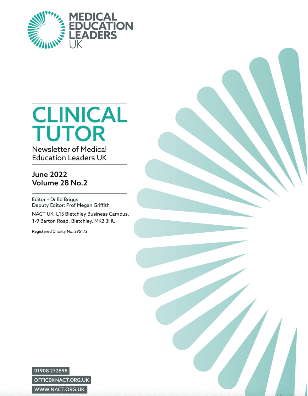 June 2022 Clinical Tutor | Med Ed Leaders